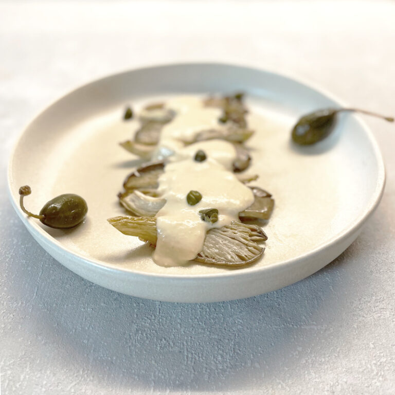 Austernpilze mit Weiße-Bohnen-Sauce - Zuckerkringel